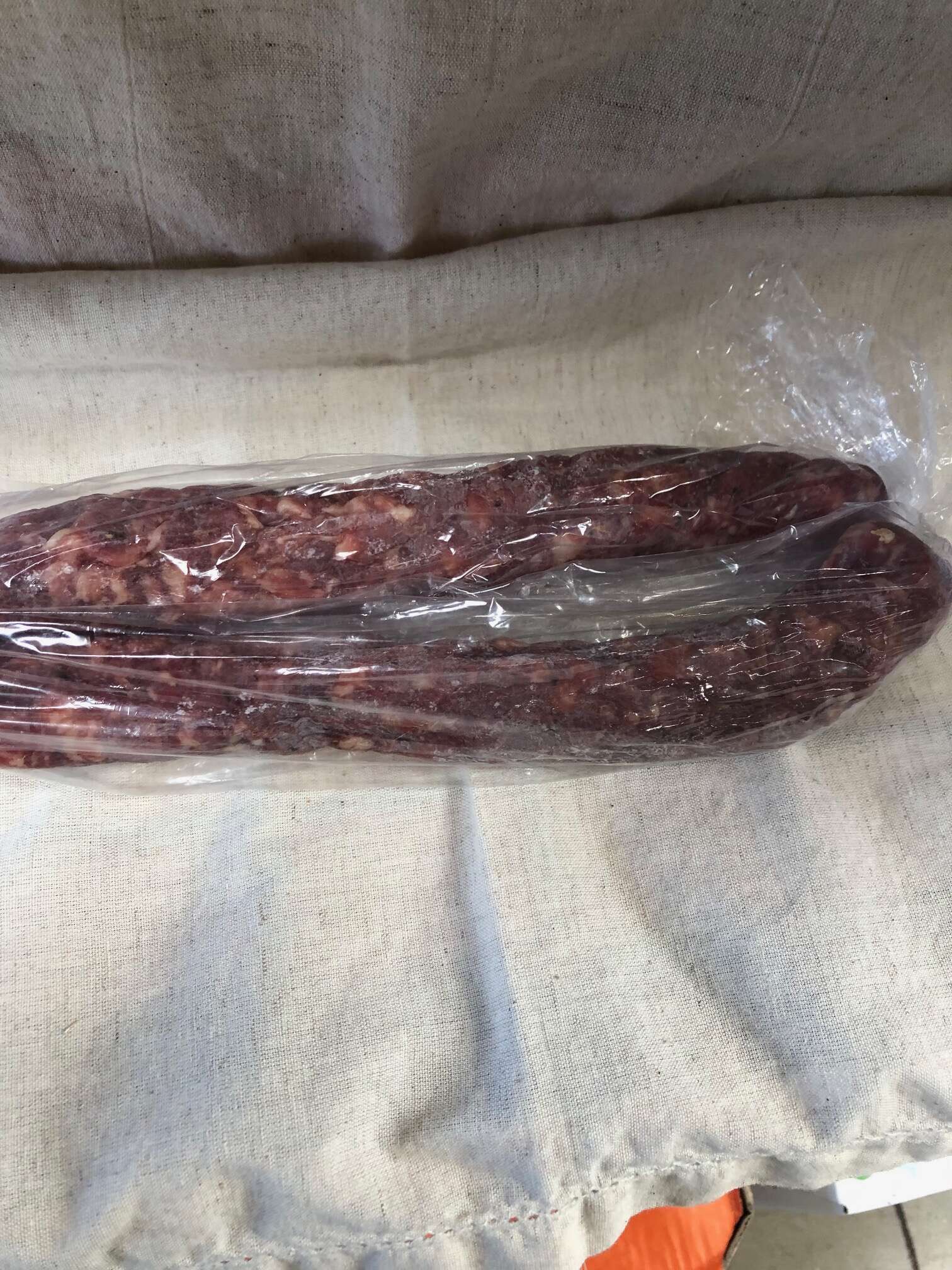 Alps Sweet Dry Sausage from Napoli - 2 x 8 oz sticks - New Haven Direct ...