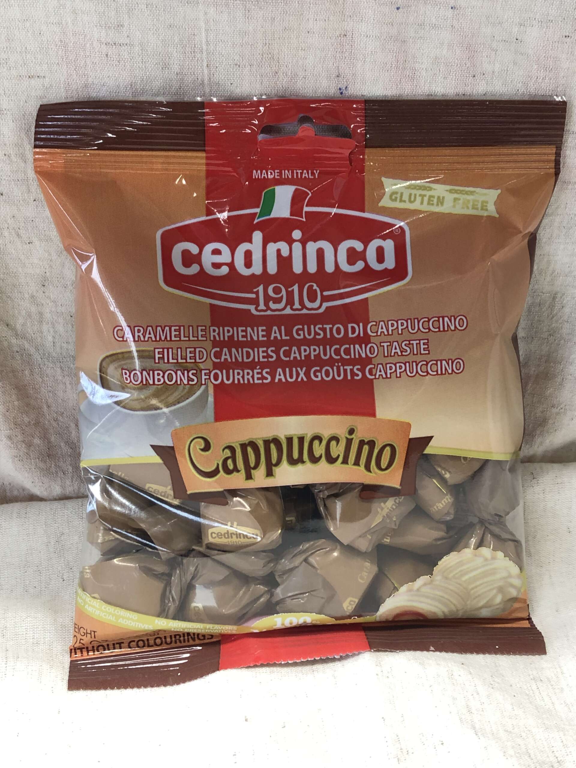 Cedrinca 1910 Candy from Napoli- Cappuccino 5.25 oz - New Haven Direct ...
