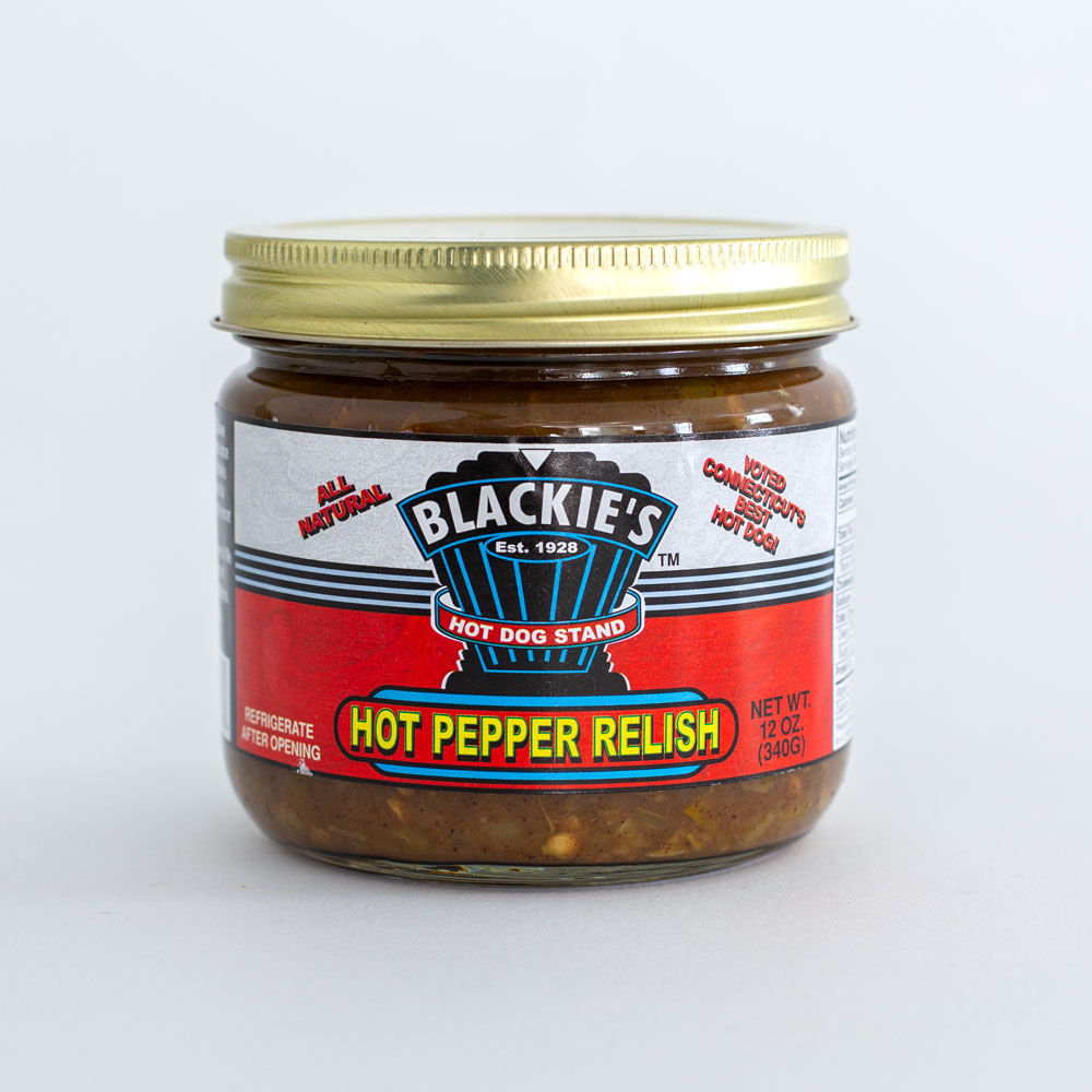 Blackie's Hot Pepper Relish - 2 x 12 oz jars - New Haven Direct Connect