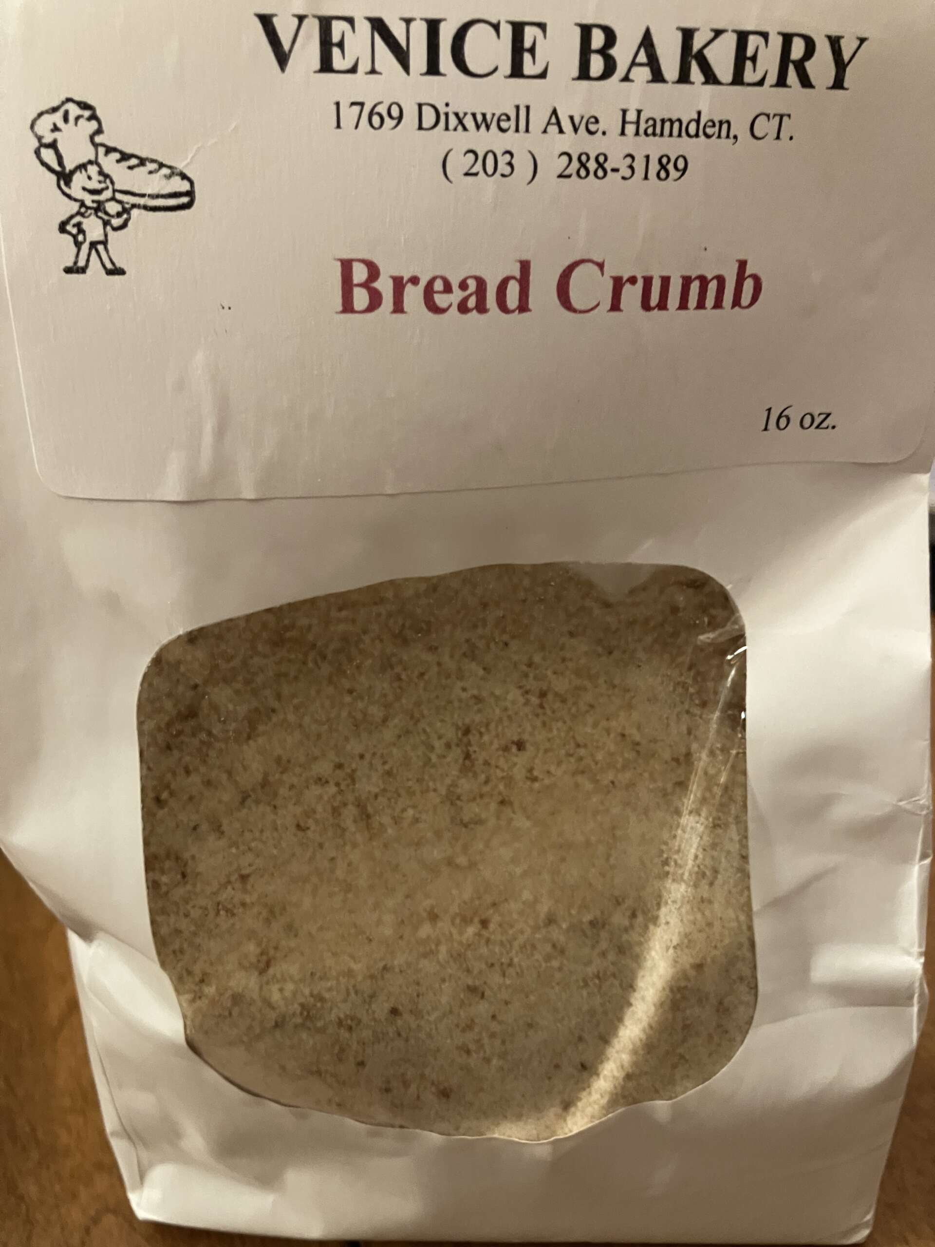 Venice Bakery Bread Crumbs- 1 lb Bag (Unseasoned) - New Haven Direct ...