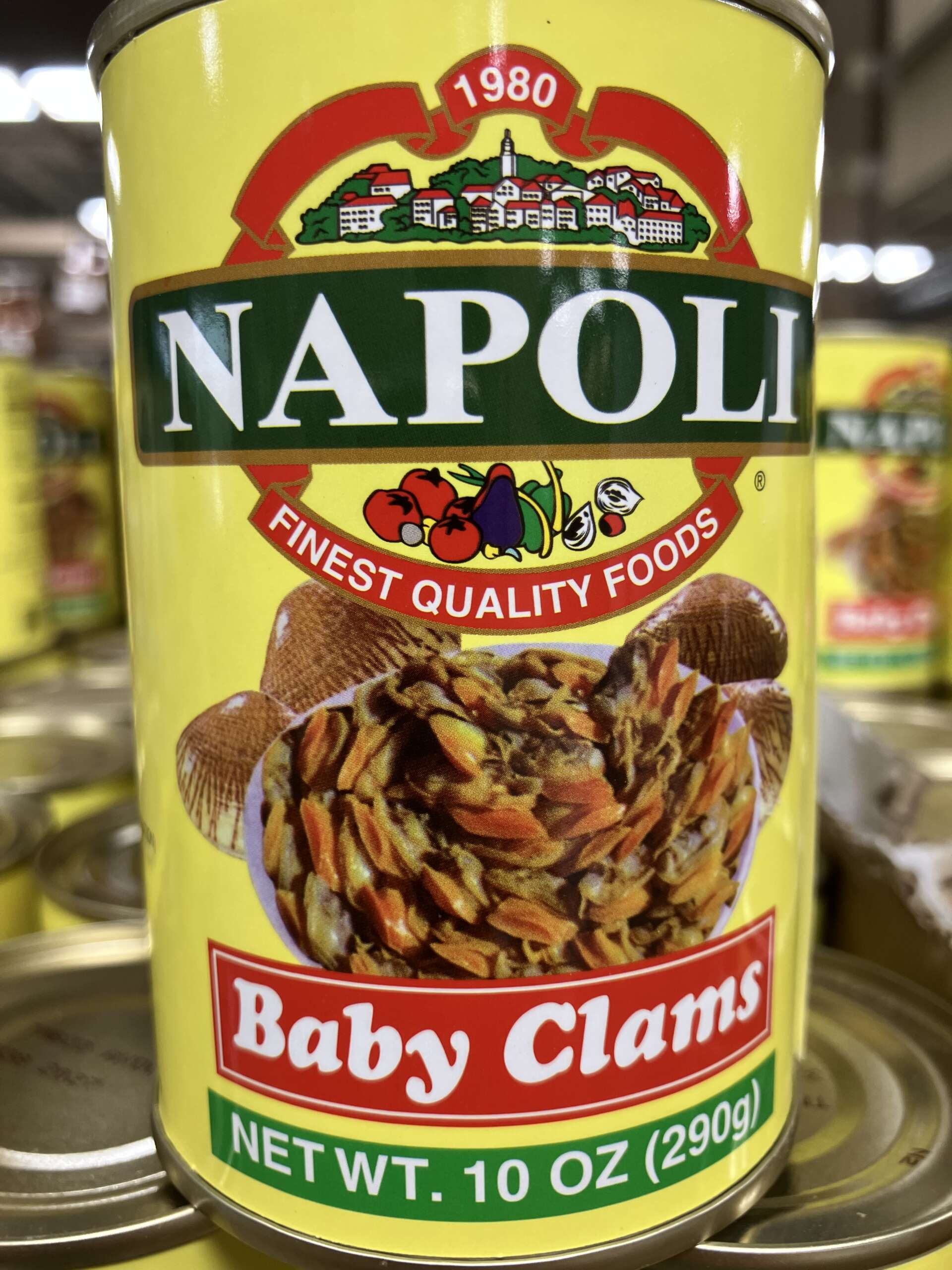 Napoli Foods Baby Clams- 10 oz. can - New Haven Direct Connect