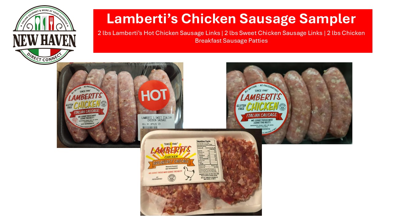 NEW! Lamberti's Chicken Sausage Sampler - New Haven Direct Connect
